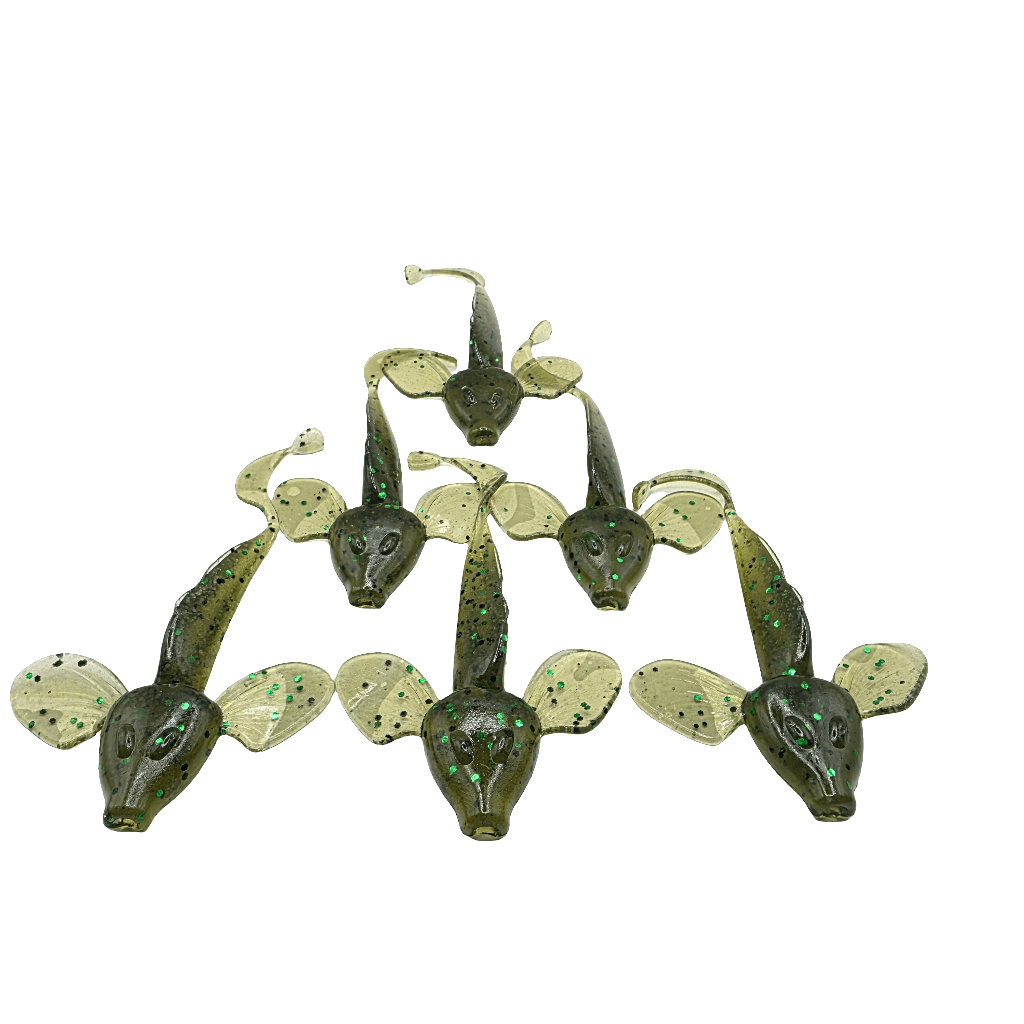 DOMINATOR FLATTY - MOSS- The Ultimate Flathead Soft Plastic – Flicking ...
